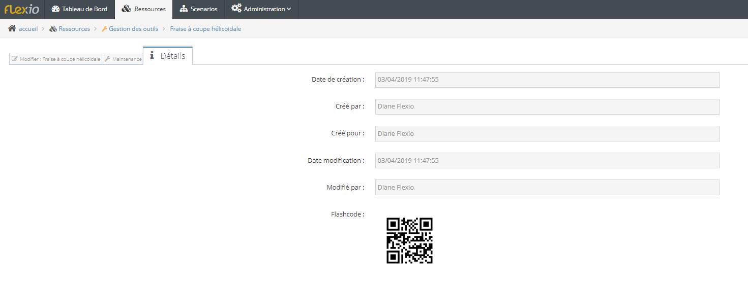 A quoi sert le Flashcode qui apparaît dans les détails d'un ...
