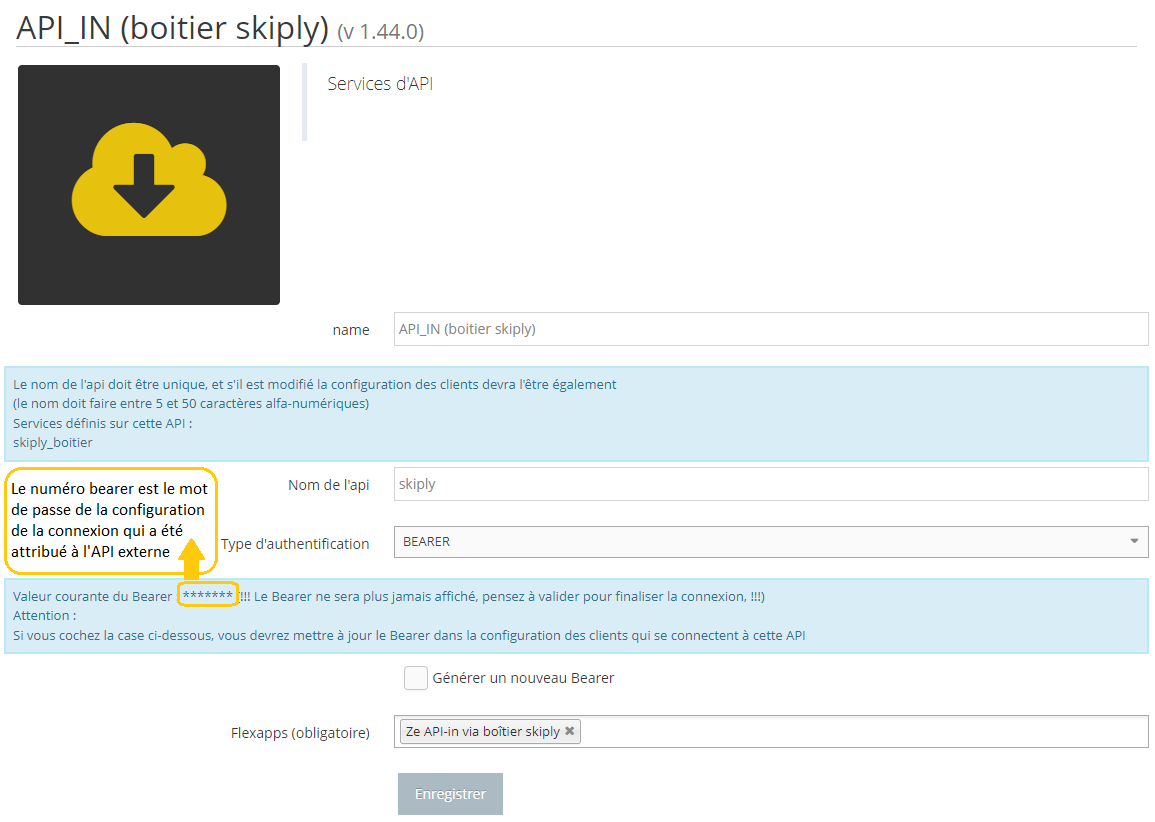 Connecteur API Service (IN) - Flexio Help
